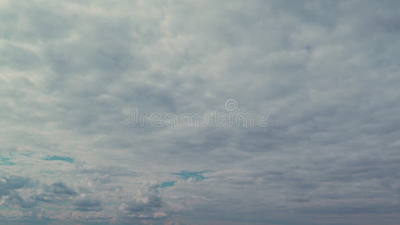 Cloudscape with Various Cloud Types on Background of Blue Sky. Semi ...
