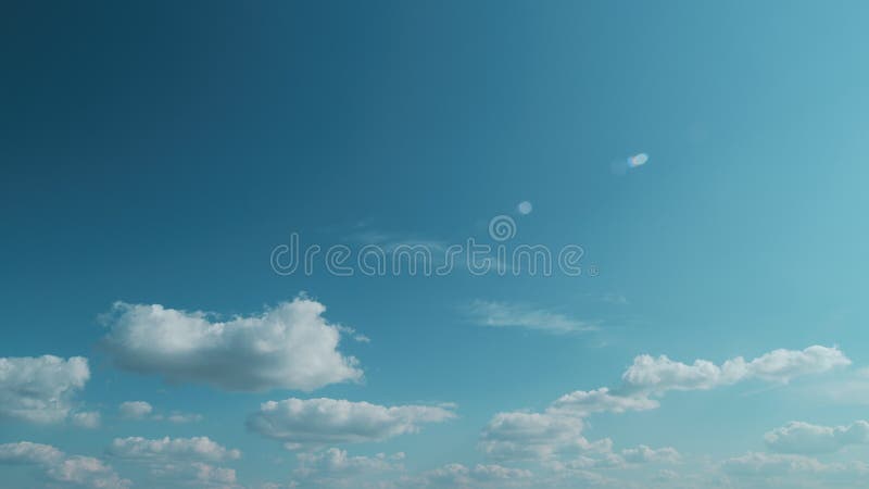 Cloudscape with Various Cloud Types on Background of Blue Sky. Semi ...