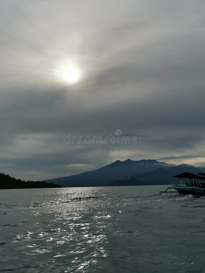 Cloudy Afternoon View stock photo. Image of boat, view - 222492204