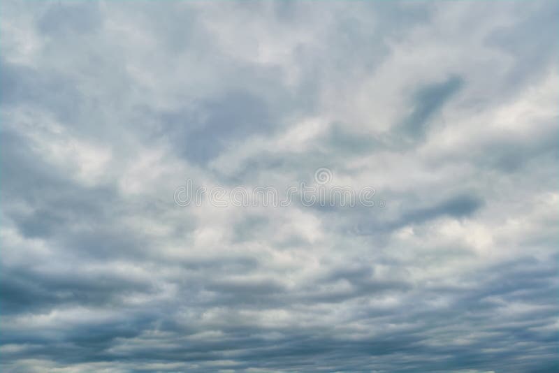 Cloudy Autumn Sky. Autumn Sky with Dark and Gray Clouds Stock Image ...