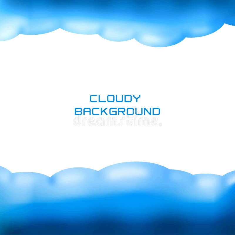 Cloudy background stock vector. Illustration of oblong - 43159718