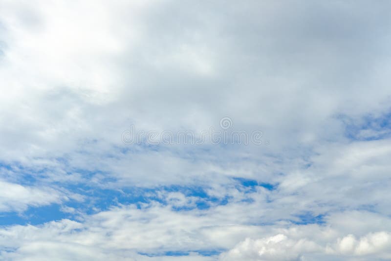 Cloudy Blue Real Sky with Light Grey Clouds. the Blur Sky Background ...