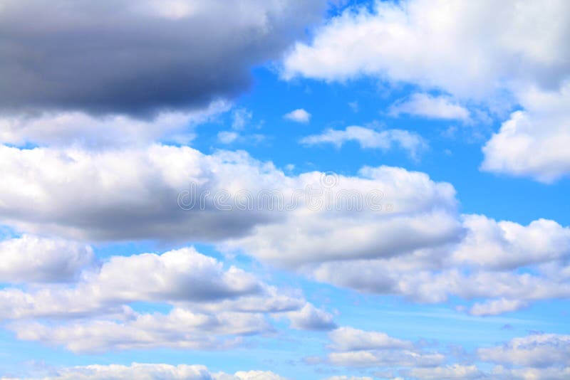 Cloudy blue sky stock image. Image of white, color, bright - 12729915