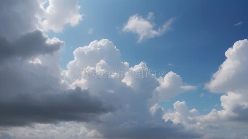 Cloudy Blue Sky Abstract Background, Blue Sky Background with Tiny ...