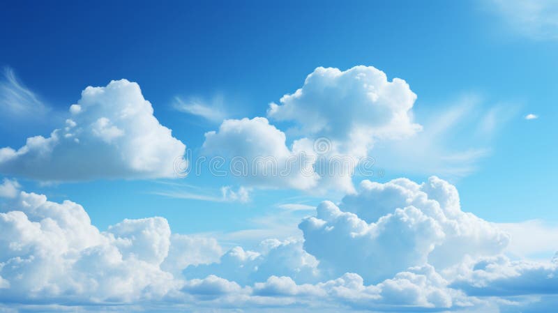 Cloudy Blue Sky Abstract Background, Blue Sky Background with Tiny ...