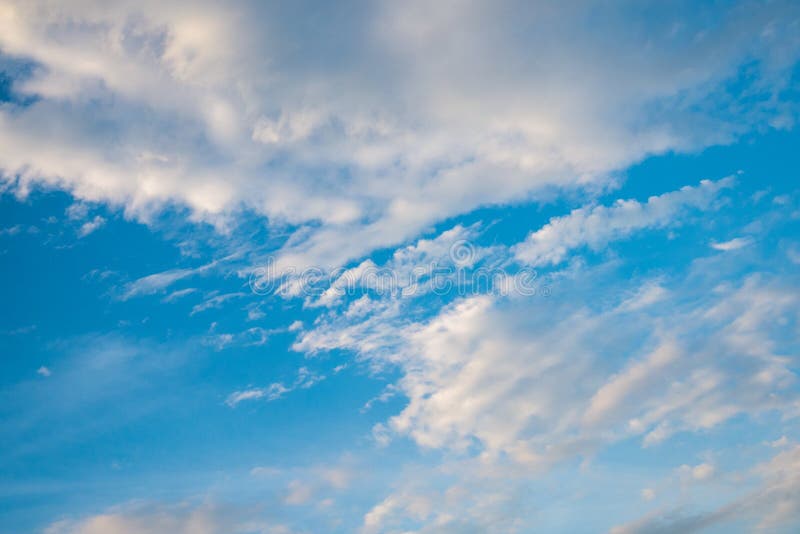 Cloudy Blue Sky Background and Light Stock Image - Image of design ...