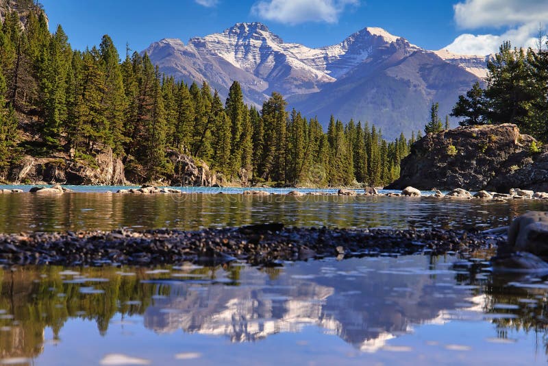 Banff Mountains 2 stock photo. Image of jasper, rock, rocky - 851508