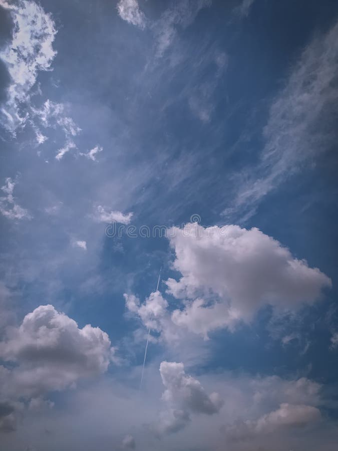 Cloudy Clear Sky at Jakarta Stock Photo - Image of storm, nature: 219682336