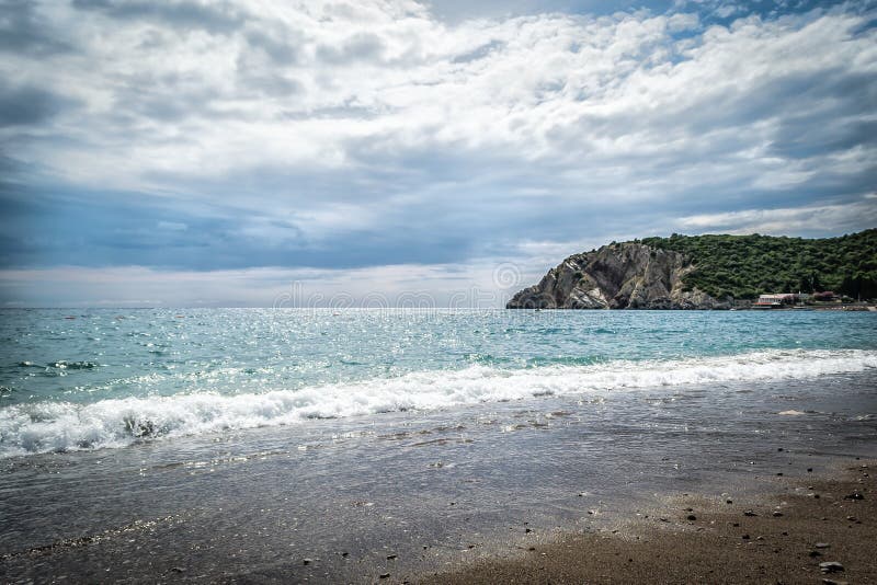 Canj beach day stock photo. Image of view, mediterranean - 101428404