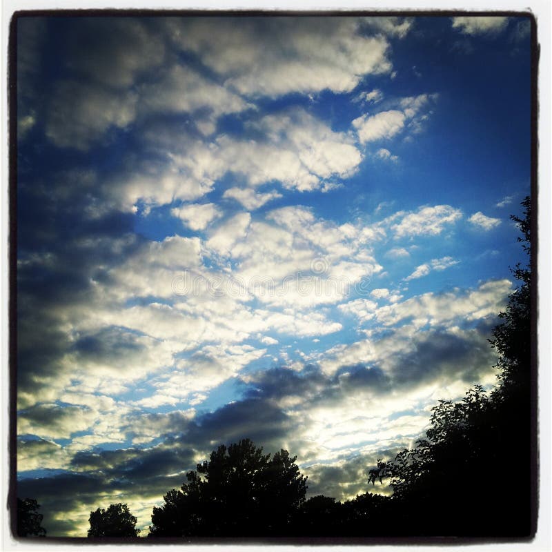 Cloudy day stock image. Image of middletown, spring - 133830627