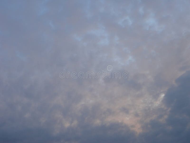 Cloudy evening sky stock image. Image of cumulus, clouds - 79679465