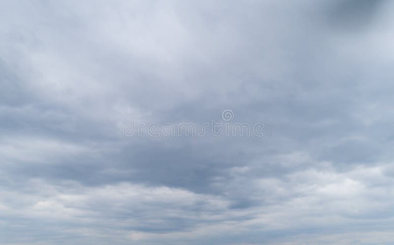 Cloudy Gray Sky with Thick Dense Clouds. Stock Image - Image of ...