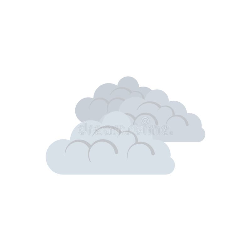 Cloudy icon stock vector. Illustration of cloudy, design - 141643698