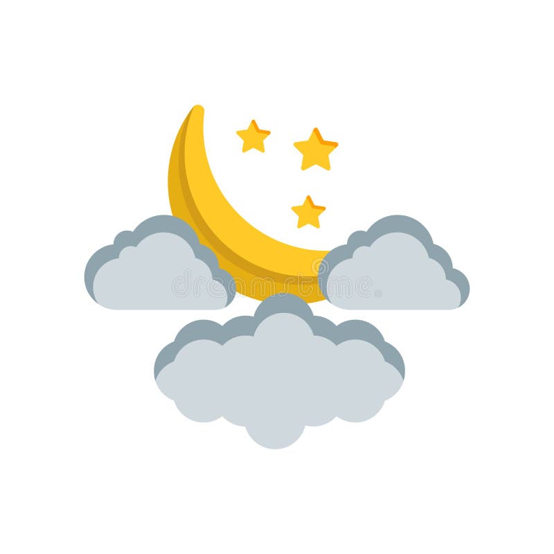 Cloudy Day Icon Vector Sign and Symbol Isolated on White Background ...