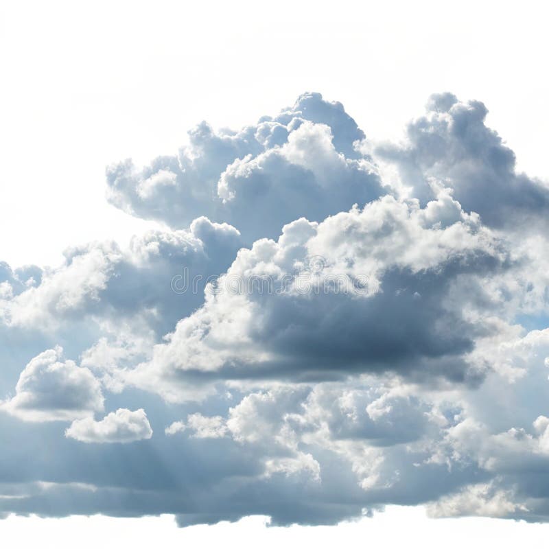 Cloudy on Transparent Background Stock Illustration - Illustration of ...