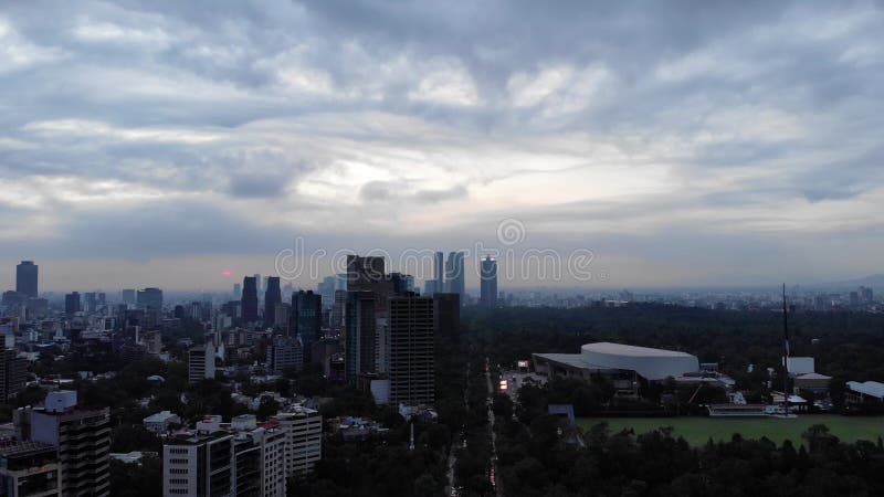 Cloudy Morning in Mexico City, Mexico Stock Footage - Video of travel ...