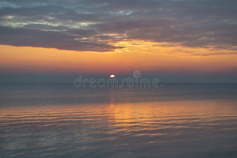 Cloudy Morning, the Sun Rises from the Clouds Stock Image - Image of ...