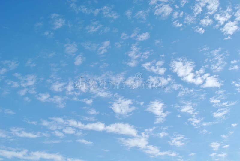 Cloudy Nice Sky at Midday with Sun Bright Stock Photo - Image of ...