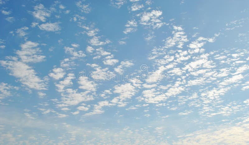 Cloudy Nice Sky at Midday with Sun Bright Stock Photo - Image of ...