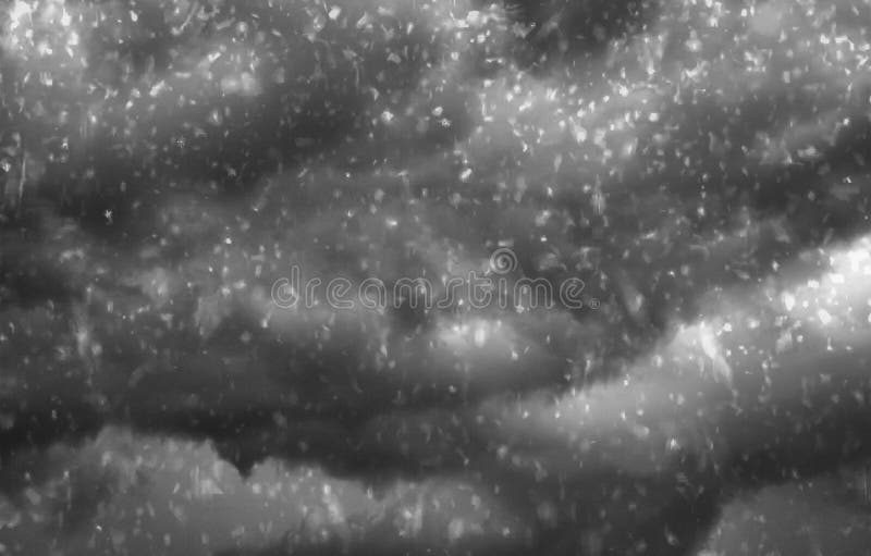Cloudy Night Sky with Snowstorm- Stock Photo - Image of glitter, season ...