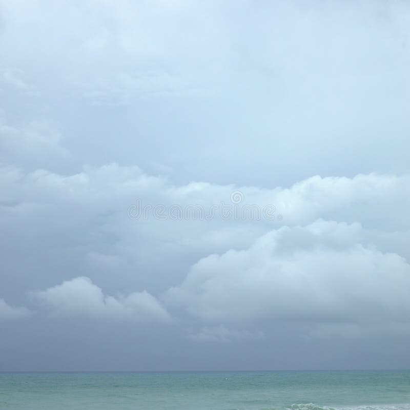 Cloudy ocean stock image. Image of clouds, blue, beautiful - 36776555