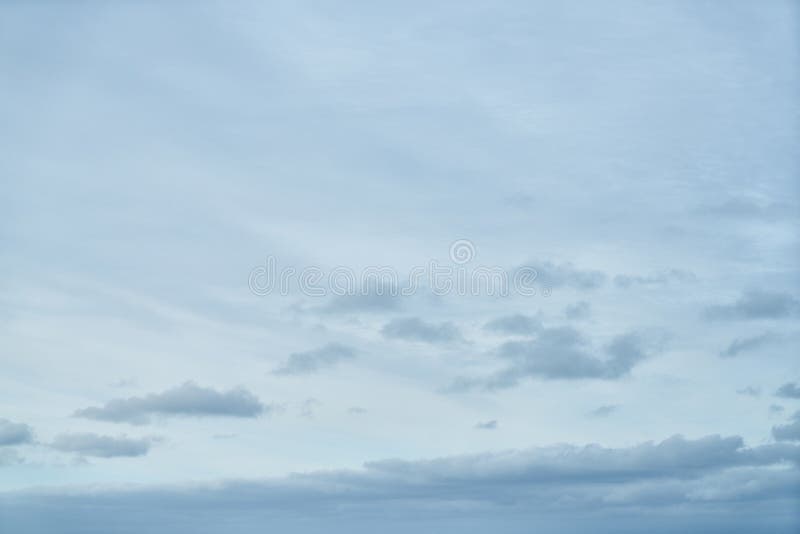 Cloudy Overcast Sky As Skyscape Background Stock Image - Image of ...