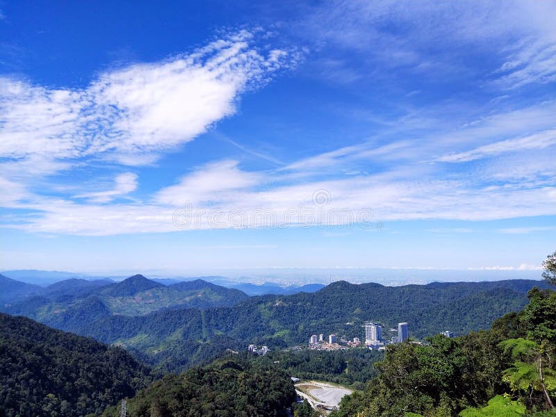 The Cloudy Precipitate on Earth Stock Photo - Image of plateau, horizon ...