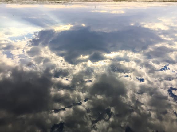 Cloudy and river stock image. Image of river, scene - 289158131