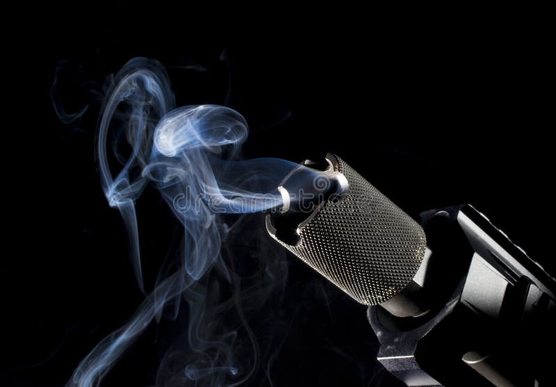 Cloudy shot stock image. Image of barrel, black, weapon - 70915929