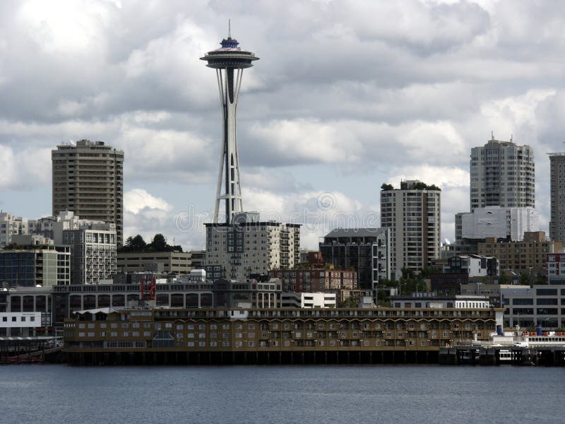 Downtown Seattle stock image. Image of washington, metropolitan - 1587507