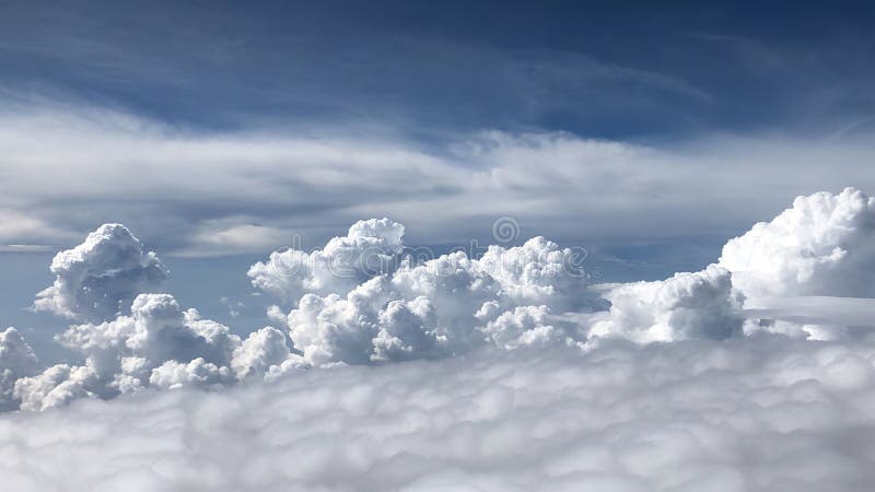 Cloudy Sky, Clear Air, Atmosphere Stock Photo - Image of clouds, solar ...