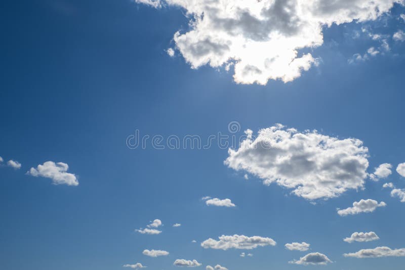 Cloudy Sky. the Airspace. Clouds in the Blue Sky Stock Photo - Image of ...