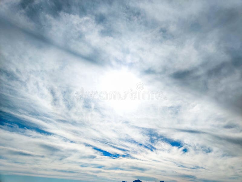 Cloudy sky stock image. Image of shadow, white, cloudy - 207504053