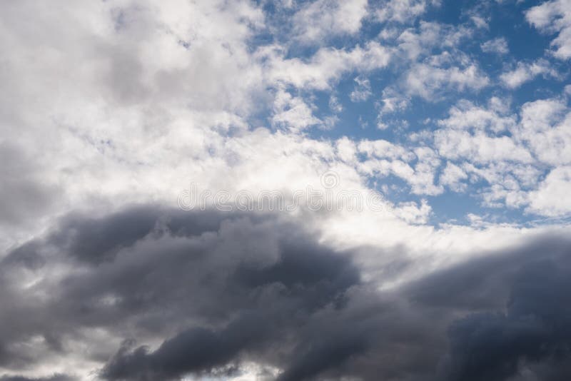Cloudy Sky Background. Nature Scene Stock Image - Image of white ...