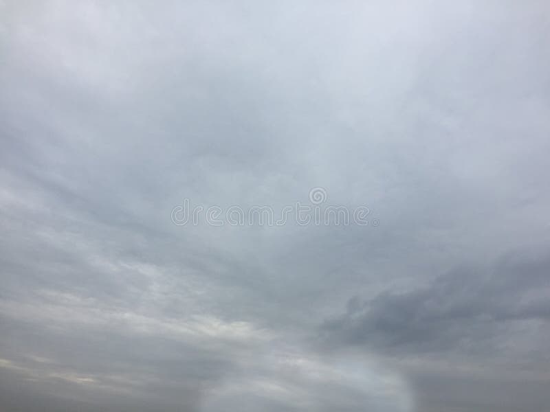 Cloudy Sky on a Bad Weather Day without Sun in the Sky Stock Photo ...