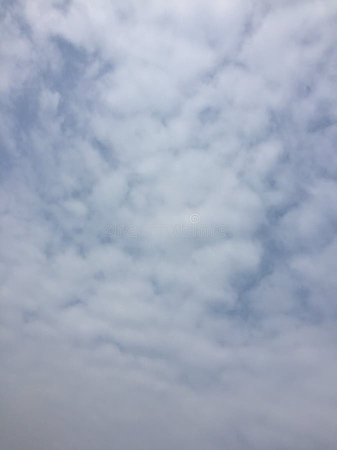 Cloudy Sky on a Bad Weather Day without Sun in the Sky Stock Photo ...