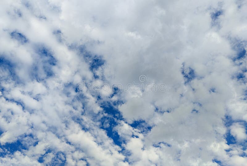 Cloudy Sky Beautiful Blue Heaven Backdrop Stock Photo - Image of open ...