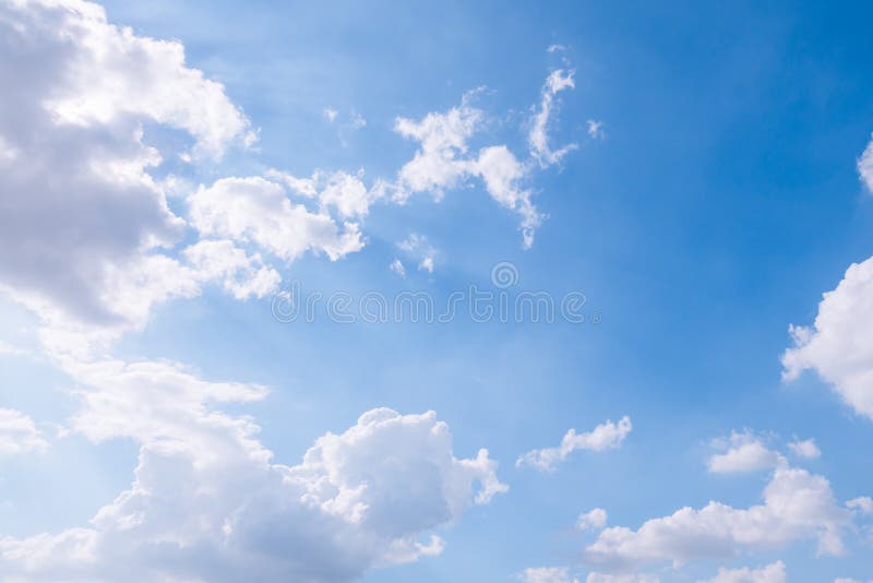 Cloudy Sky and Blue Clear Sky Clouds Background Stock Photo - Image of ...