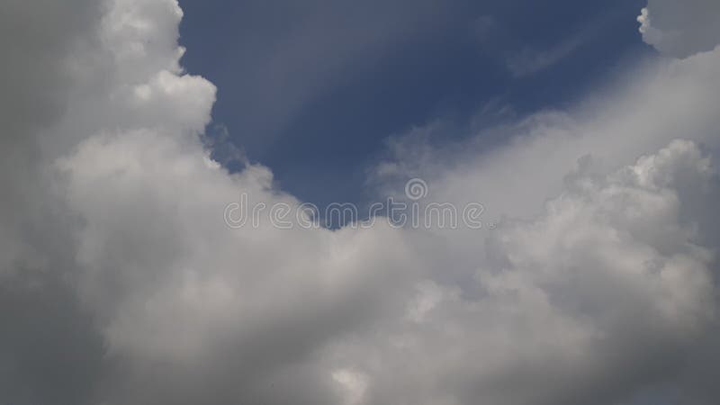 Cloudy Sky in Bright Sunlight Stock Image - Image of cloudy, bright ...