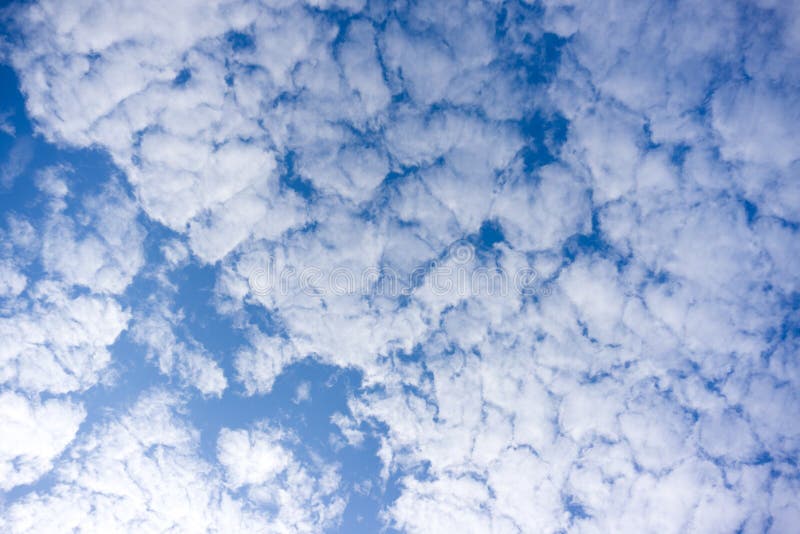 Cloudy Sky in Bright Weather Stock Image - Image of sunlight, color ...