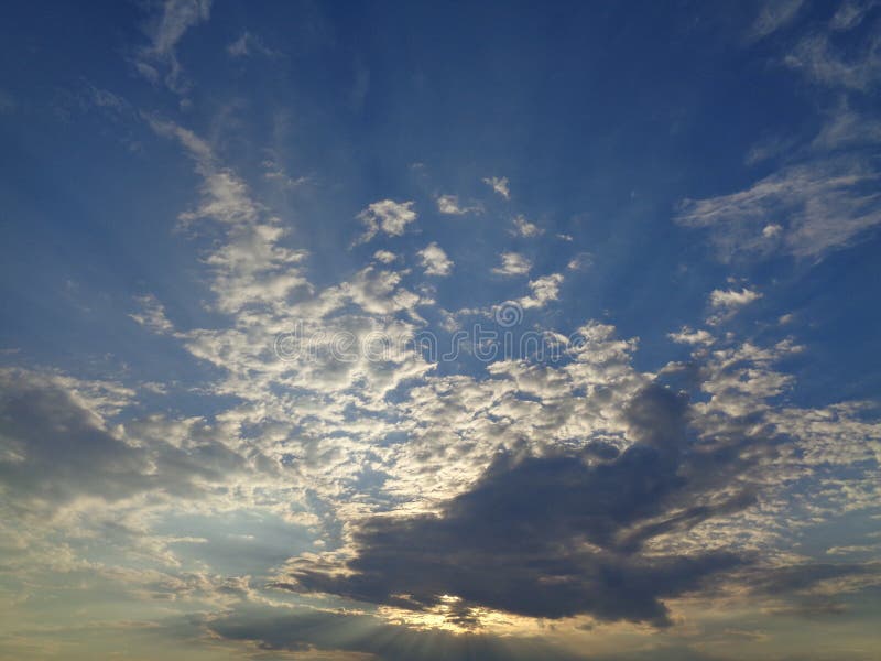Cloudy sky stock image. Image of nature, clouds, scene - 129626123