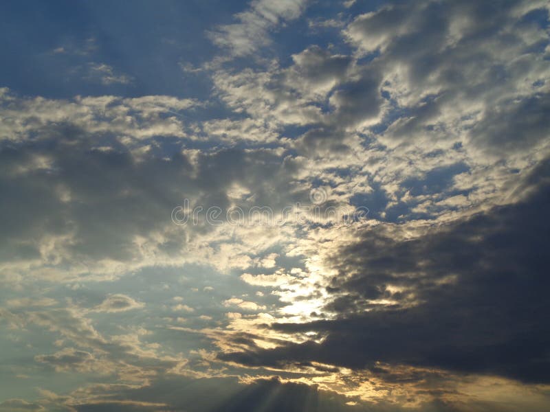 Cloudy sky stock image. Image of cloudy, clouds, cloud - 129626741