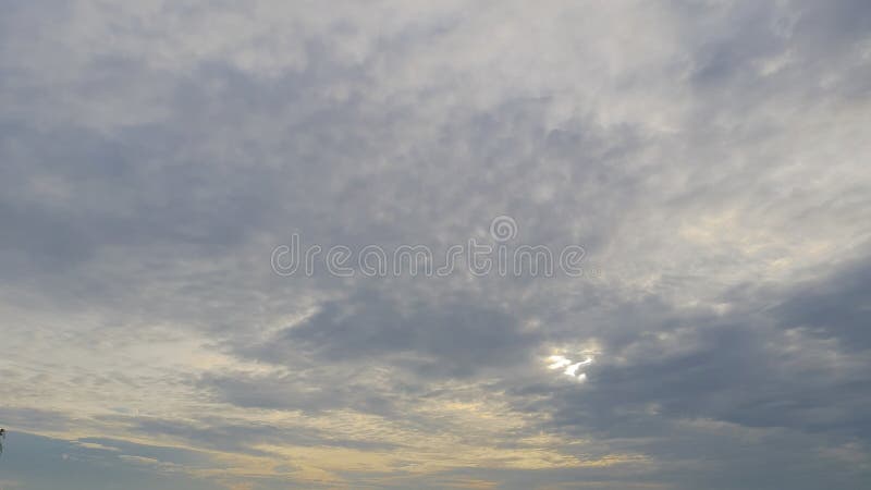 Dark Cloudy in the Sky on the Morning Stock Image - Image of afterglow ...