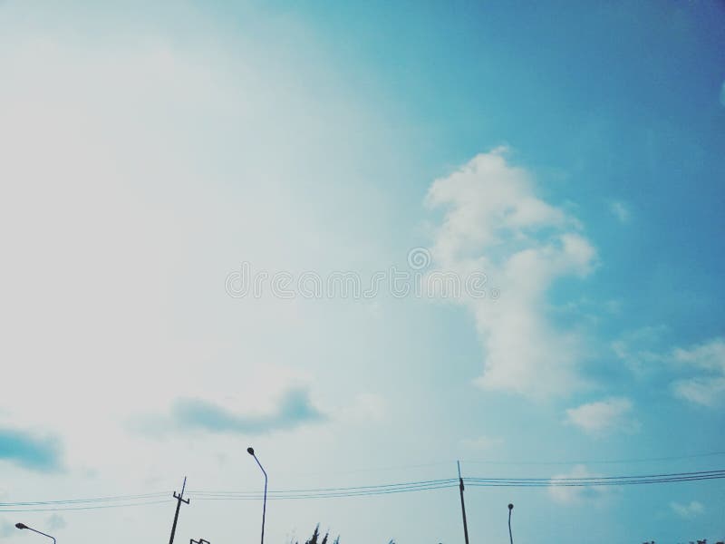 Cloudy and sky with filter stock image. Image of filter - 154015569