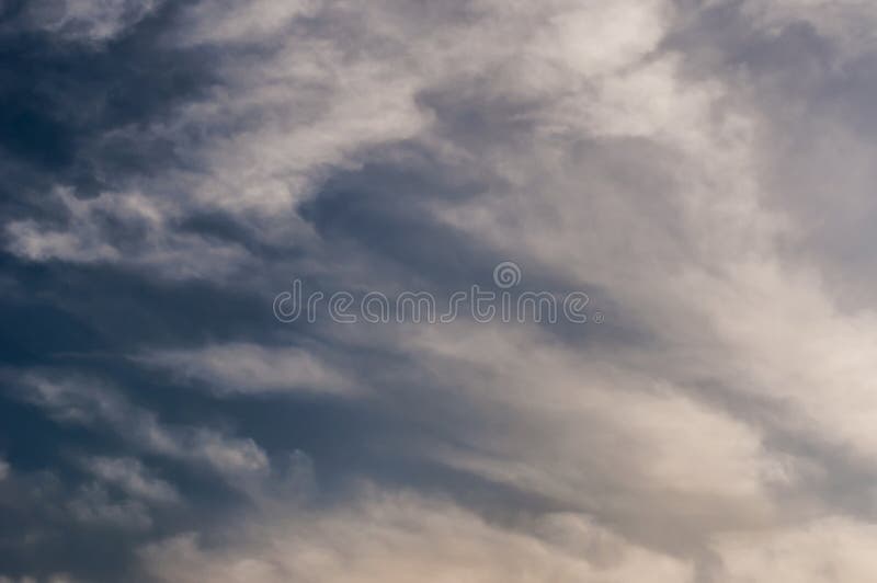Cloudy Sky Full of Deep Grey Clouds Stock Photo - Image of rain, dark ...