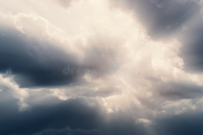 Cloudy sky stock image. Image of moody, rain, nature - 103036335