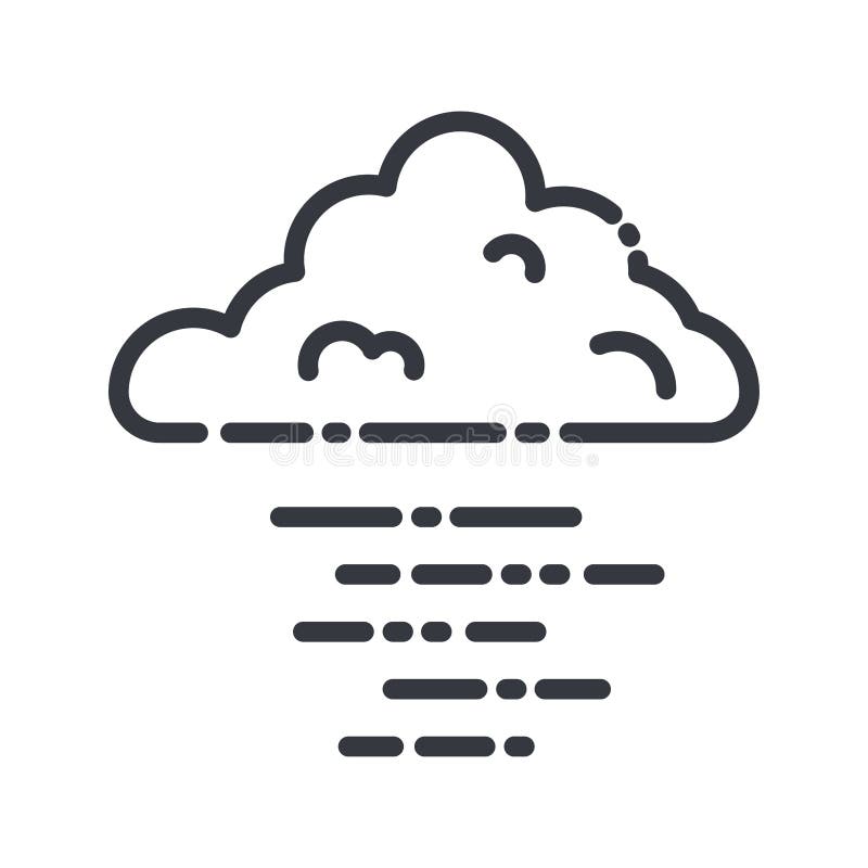 Cloudy Sky with Mist Isolated on Transparent Background Stock Vector ...