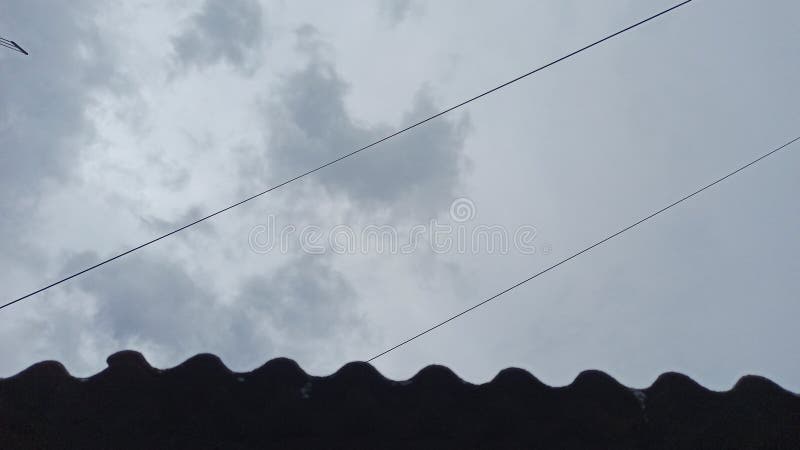 Cloudy sky before Raining stock photo. Image of cloudy - 200694414