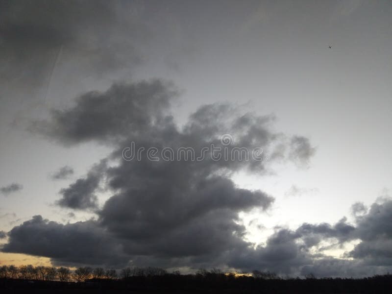 A Cloudy Sky in Rainy Season Editorial Photo - Image of season ...