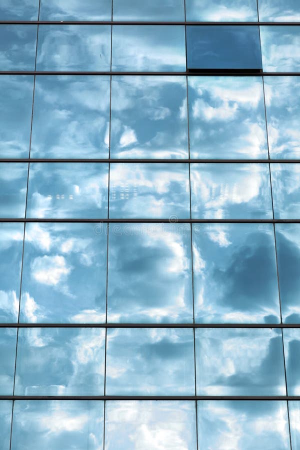 Curtain Wall Window stock image. Image of copy, commercial - 29766175